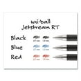 Jetstream Retractable Ballpoint Pen, Bold 1 Mm, Red Ink, Black Barrel ...