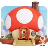 World of Nintendo Super Mario Brothers Deluxe Toad Playhouse Set ...