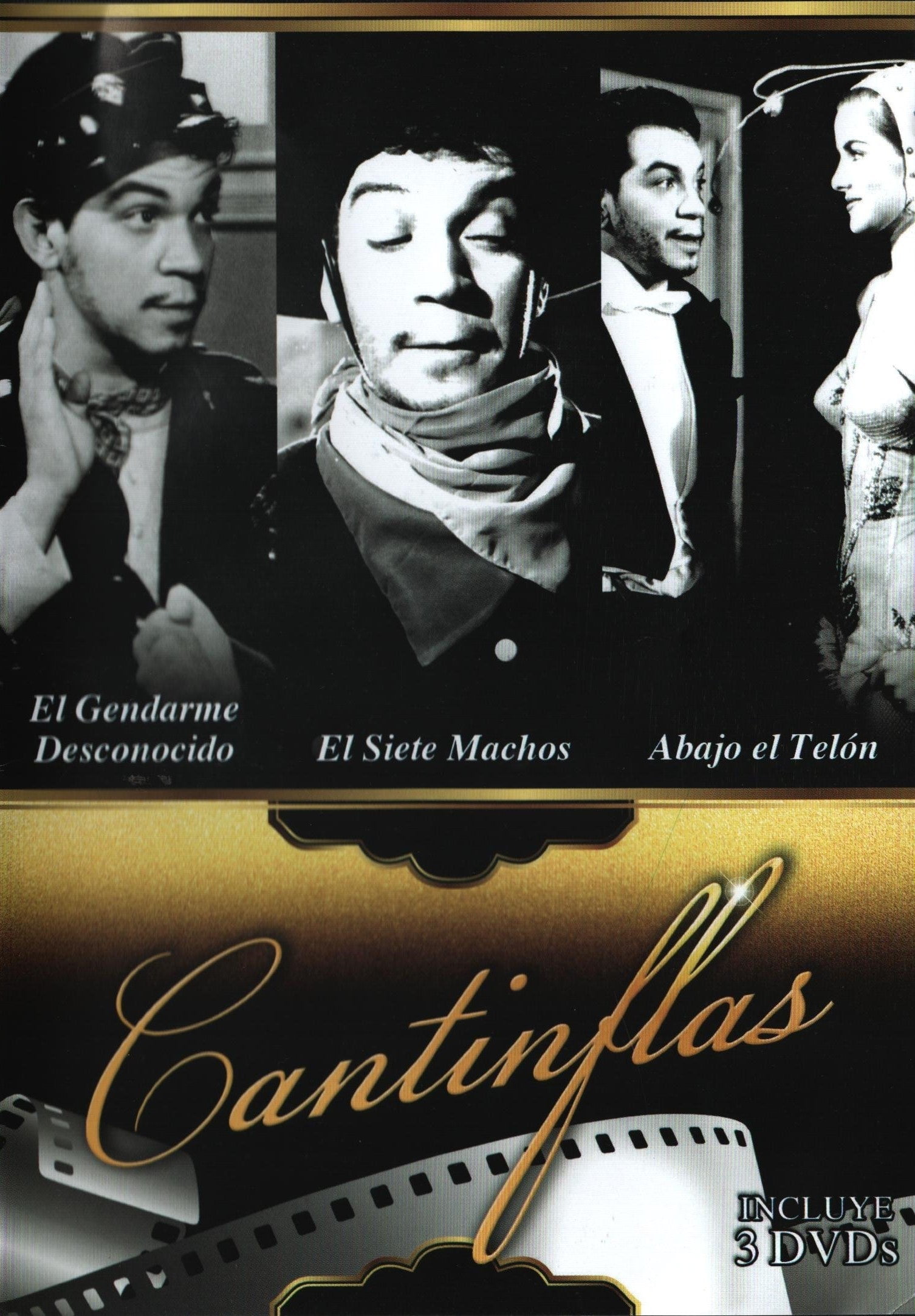 Cantinflas Mario Moreno Three Spanish Movie DVD Set El Gendarme ...