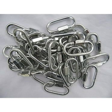 Pack Of 8 1/4 In X 6Mm Tack Oval Zinc Plated Quick Link Chain Repairer ...