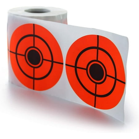 Shooting Target Paper Stickers Fluorescent Self-adhesive 250 Stickers ...