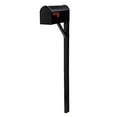 Gibraltar Mailboxes Black Steel Drive-In Adjustable Mailbox Post ...