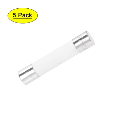 20 Pcs 5mm x 20mm 250V 5A Fast Acting Cartridge Glass Tube Fuses ...