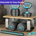 Adjustable Dumbbells, 45LBS 4-in-1 Portable Changeable Dumbbell ...