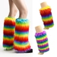 10 Pairs Plush Boot Cuffs Breathable Acrylic Sock Covers Comfortable ...
