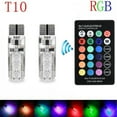 Rgb t10 w5w led 194 168 w5w 5050 smd car dome reading light automobiles ...