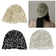 2000s Sparkling Sequins Cap Adjustable Hollowed Brimless Hat For Women ...