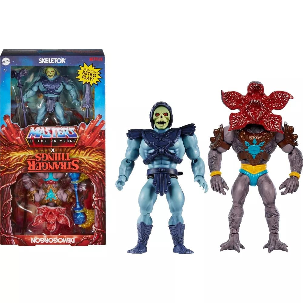 Masters of the Universe X Stranger Things Skeletor and Demogorgon ...