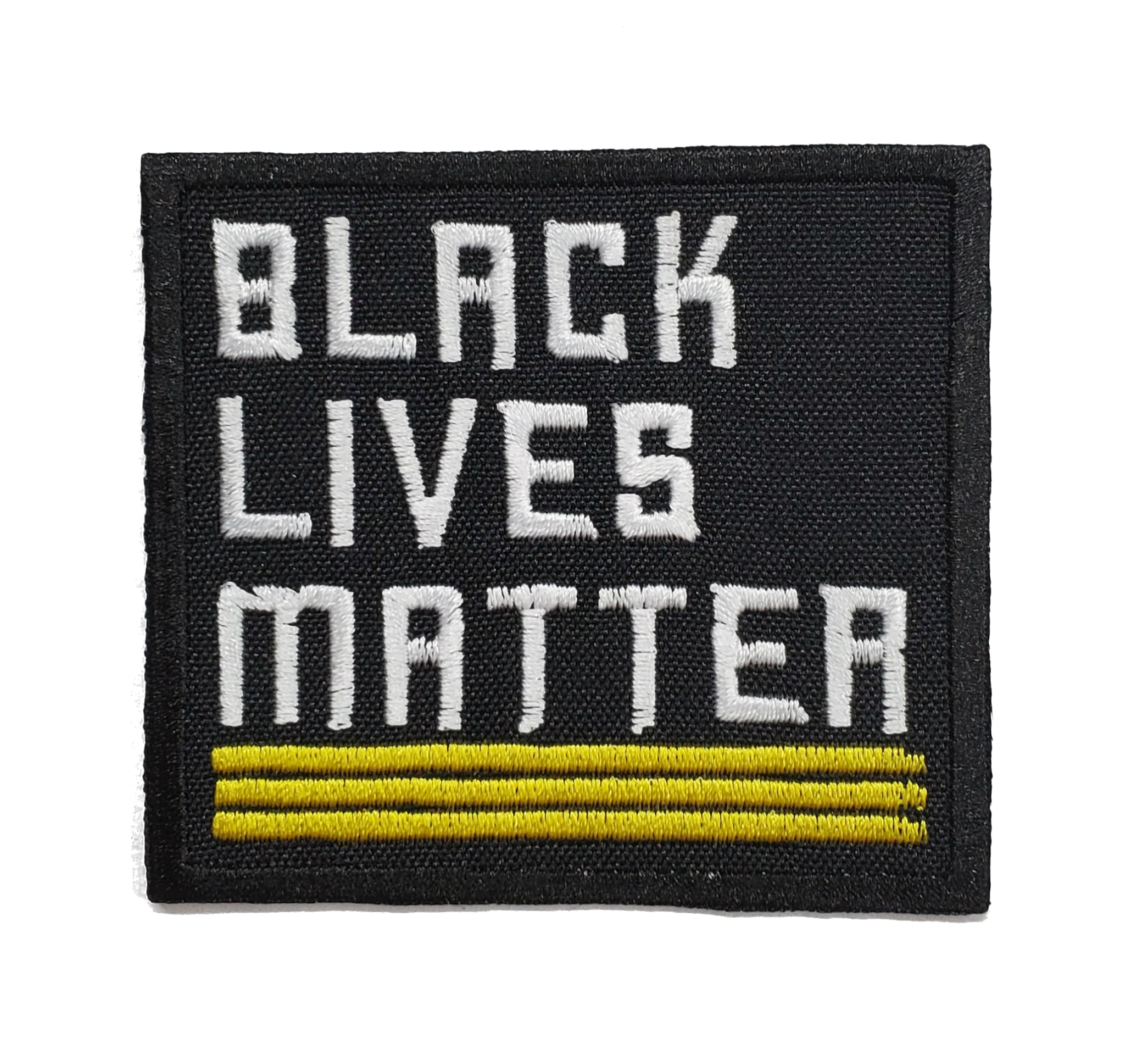 Black Lives Matter Embroidered Iron On Patch 2.95"x2.65" BLM Racial ...