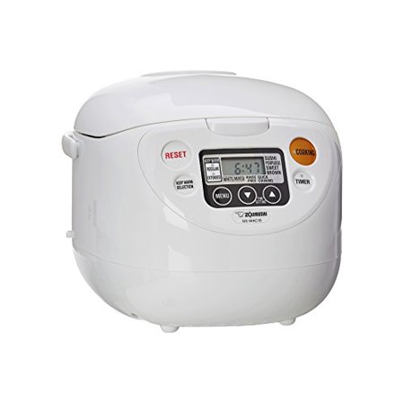 ZOJI NS-WAC18-WD Zojirushi 10-Cup (Uncooked) Micom Rice Cooker and ...