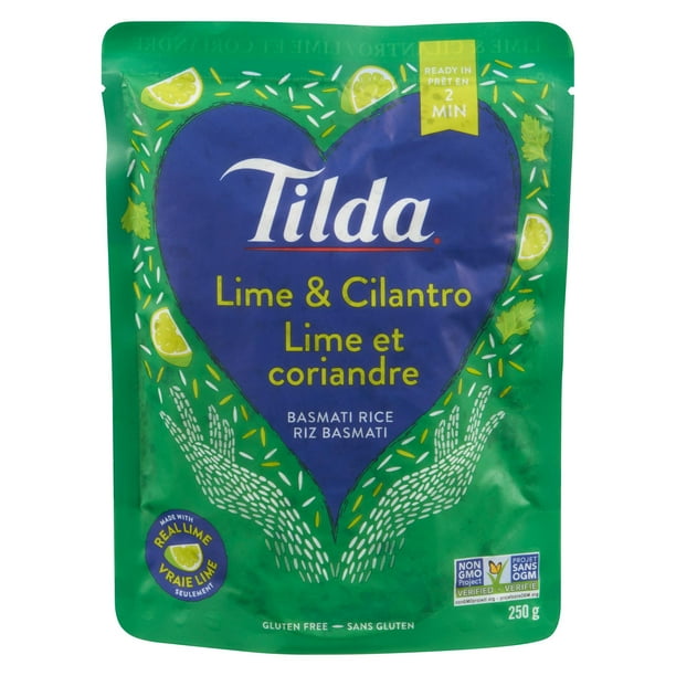 Tilda Lime & Cilantro Steamed Basmati Rice, Tilda Lime & Cilantro ...