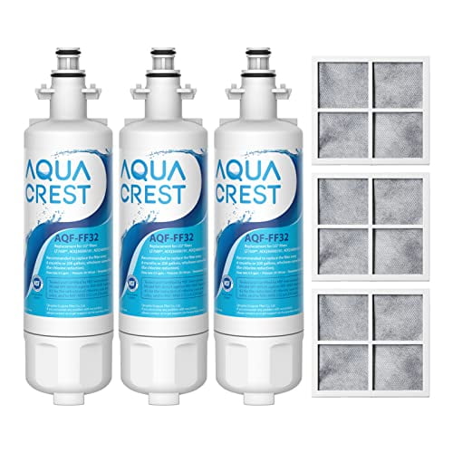 AQUACREST 469690 ADQ36006101 Refrigerator Water Filter and Air Filter ...