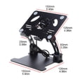 Adjustable Laptop Stand Cooling Holder with Turbo Fan Quiet Cooler USB ...