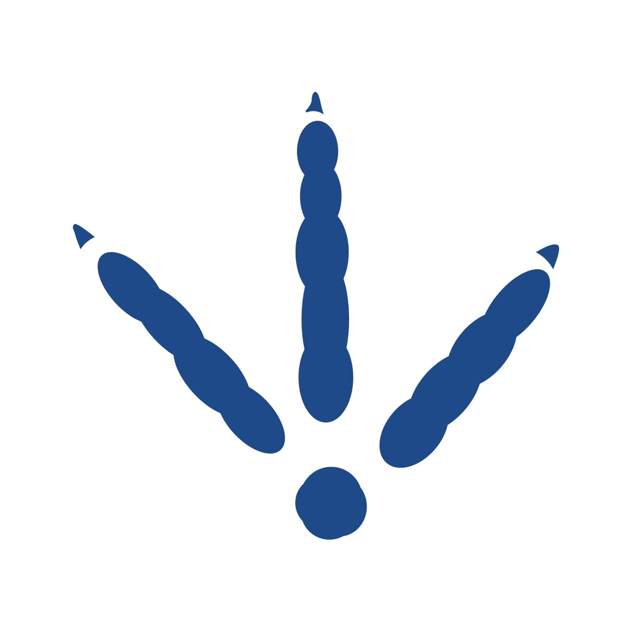 Turkey Tracks Sticker Decal Die Cut - Self Adhesive Vinyl ...