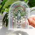 Colorful Suncatcher Rainbow Static Glass Sticker Collision Window Film ...