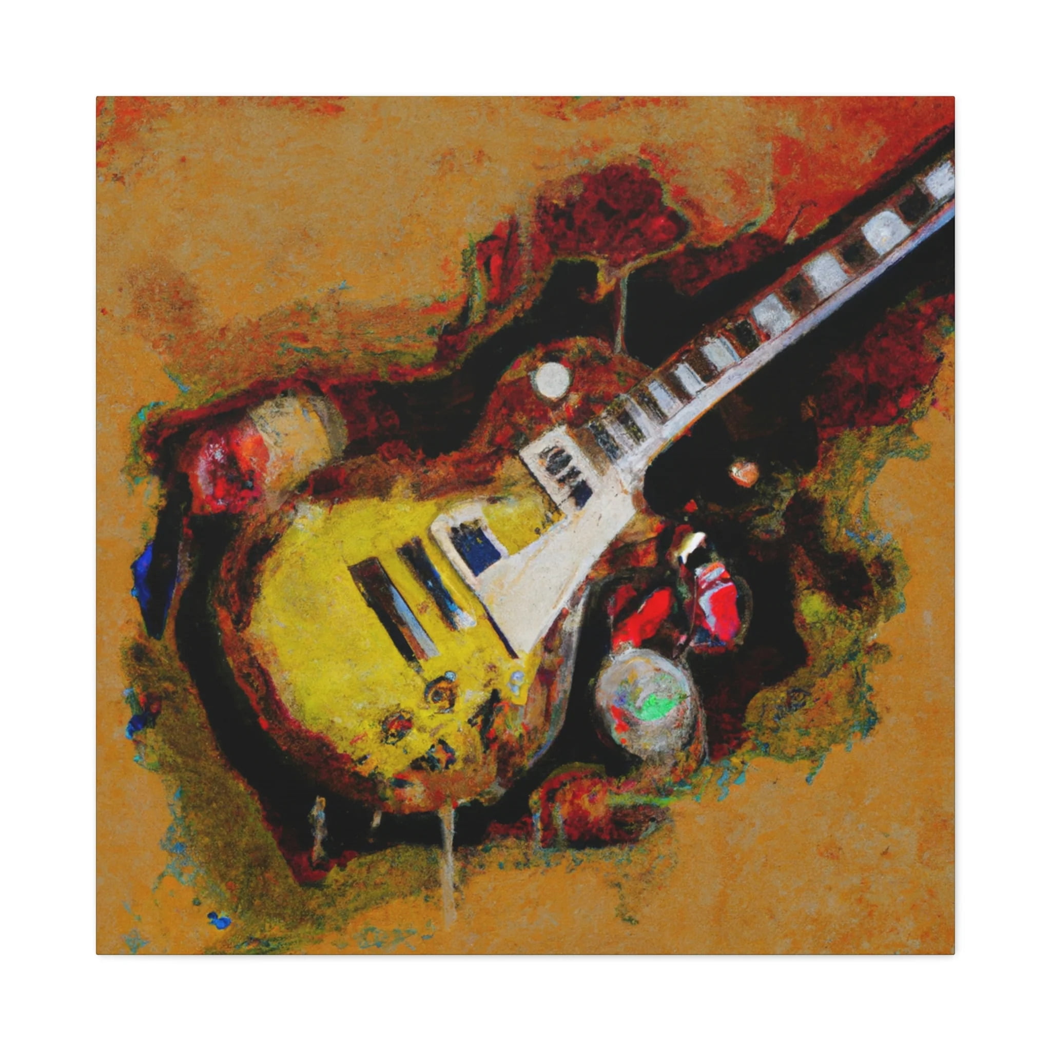 Gibson in Pop Art - Canvas - Walmart.com