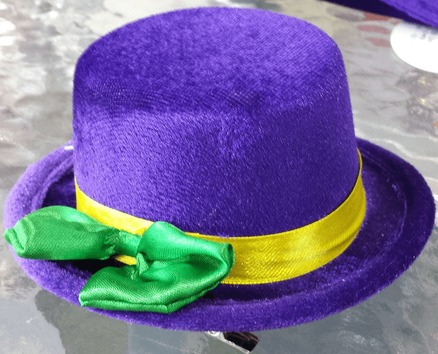 Mini Purple, Green and Gold Top Hat (Each) - Walmart.com