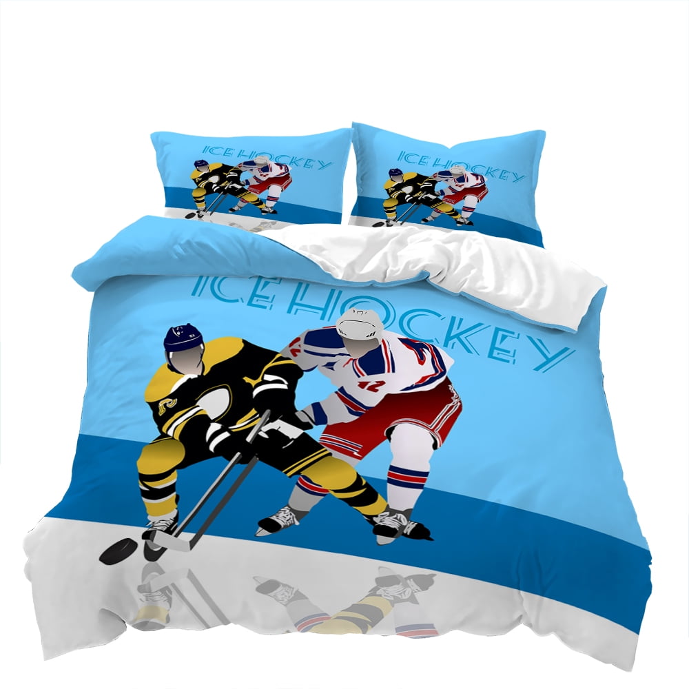 Hosima 3 Piece 3D Digitally Printed Duvet Cover Double Bed Bedding Set ...