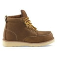 Guide Gear Men's 6" Moc Toe Wedge Work Boots Brown 8.5D (Medium ...