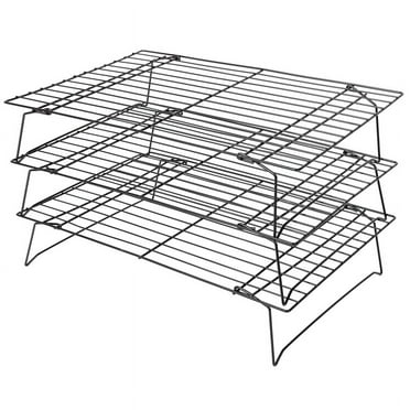 AAKRAF 3-Tier Stackable Metal Cooling Rack - Baking Shelf for Kitchen ...