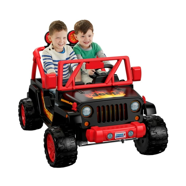 Power Wheels Tough Talking Jeep Wrangler Ride-On Vehicle - Walmart.com