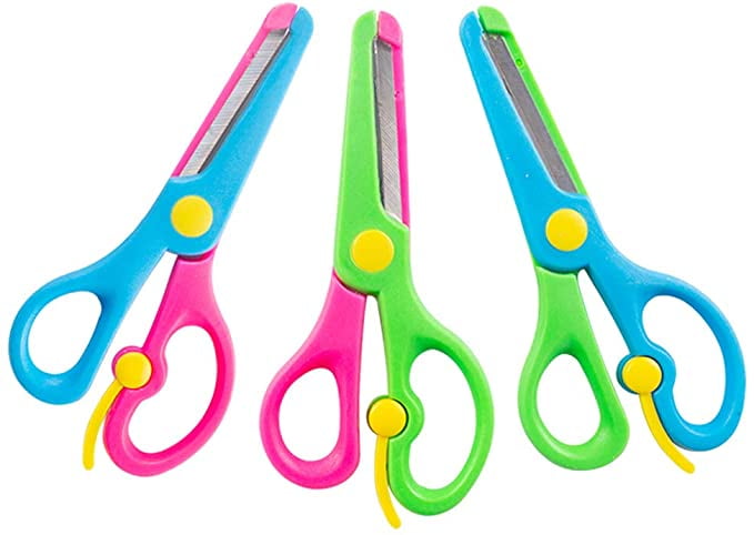 TORUBIA Spring Kids Scissors / School Scissors, Preschool and ...