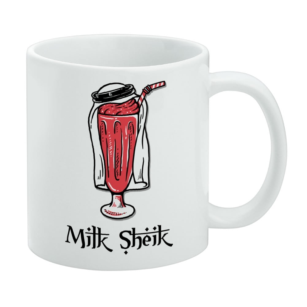 Milk Sheik Shake Funny Humor White Mug - Walmart.com