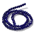 Baking Painted Imitation Jade Glass Bead Strands Faceted Rondelle ...