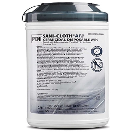 PDI Sani-Cloth AF3 Wipes X-Large, 7-1/2" x 15" | Walmart Canada