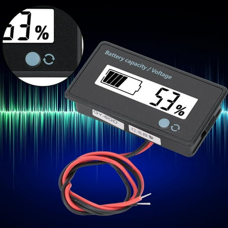 Battery Capacity Display, With Flashing Alarm Battery Capacity ...