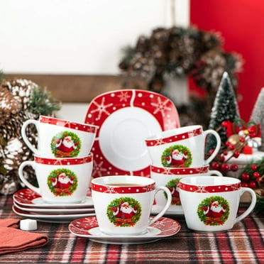 Corelle Winter Holiday 12 Piece Dinnerware Set, Rudolph - Walmart.com