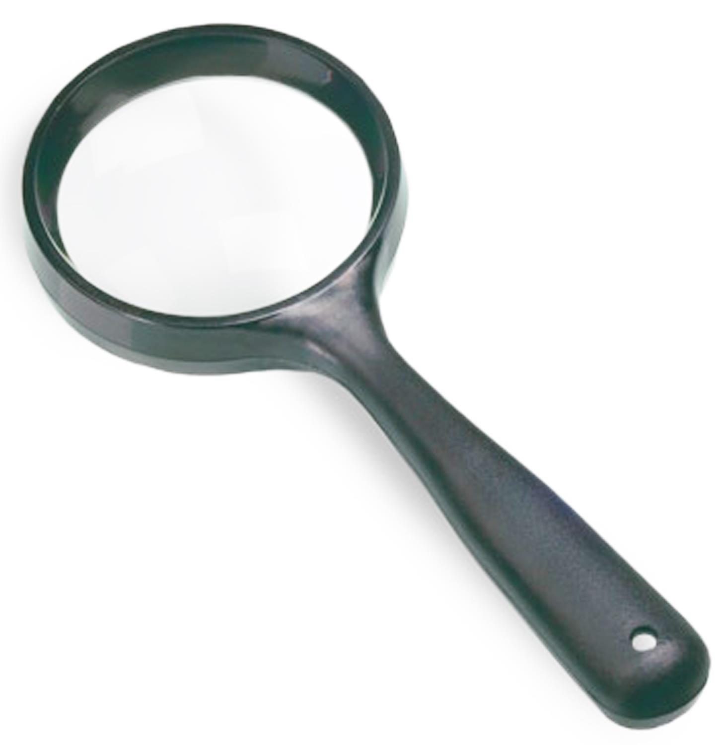 5x Hand Magnifier Round 60mm Aspheric Lens Mounted In Hand-Held Compact ...