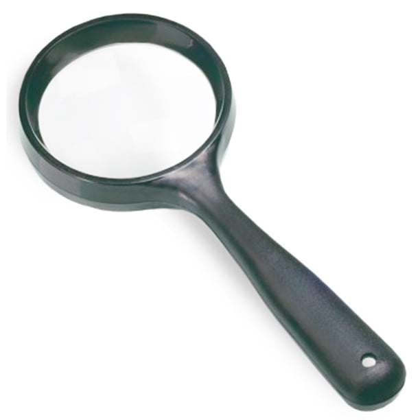 5x Hand Magnifier Round 60mm Aspheric Lens Mounted In Hand-Held Compact ...
