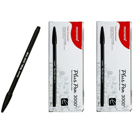 Monami Plus Pen 3000 Office Sign Pen Felt Tip Non Permanent Pen Fine ...