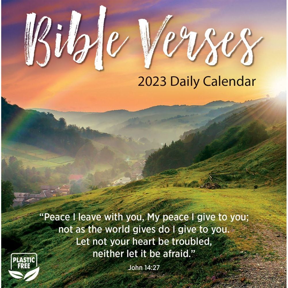 Turner Licensing, Bible Verses 2023 Desk Calendar - Walmart.com