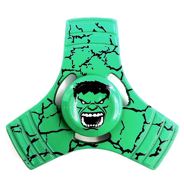 Quality Spinner The Hulk Marvel Heroes Style Metal Fidget Spinner Toy ...
