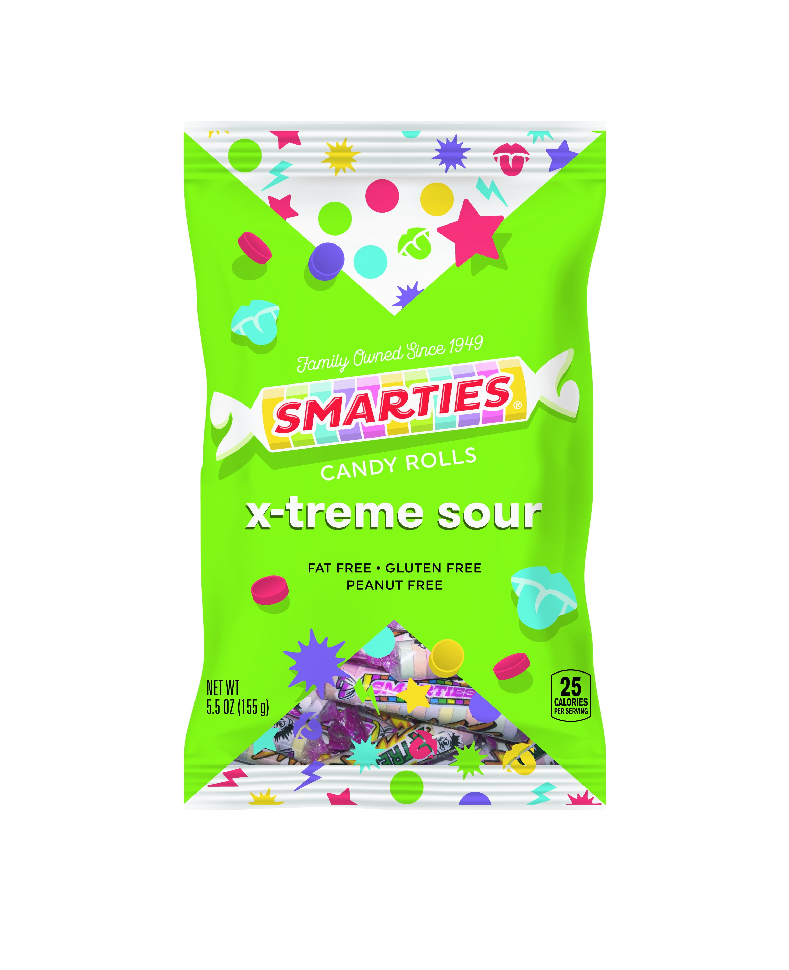SMARTIES X-TREME SOUR 5 OZ BAG 0, Case Pack of 12 - Walmart.com ...