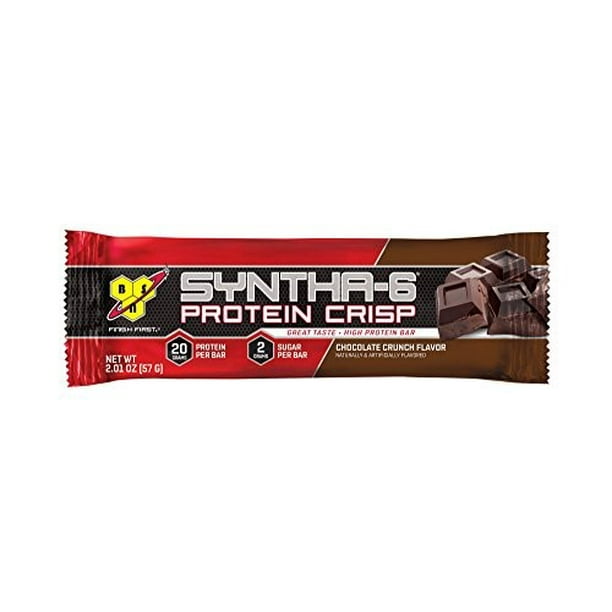 BSN SYNTHA-6 Protein Crisp, Chocolate Crunch, 1.97 Oz, 12 Ct - Walmart.com