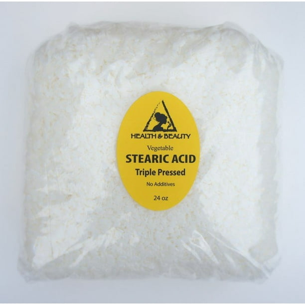 Stearic acid vegetable triple pressed pastilles beards 100% pure 24 oz ...