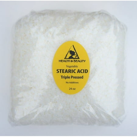 Stearic acid vegetable triple pressed pastilles beards 100% pure 24 oz ...