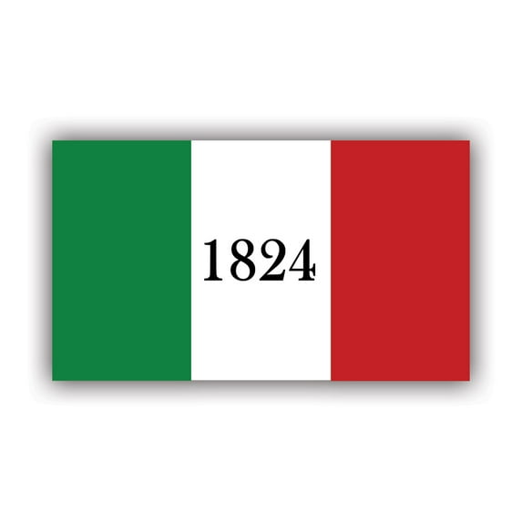 The Alamo Flag Sticker Decal - Self Adhesive Vinyl - Weatherproof ...