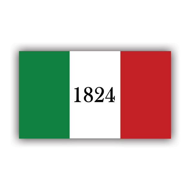 The Alamo Flag Sticker Decal - Self Adhesive Vinyl - Weatherproof ...