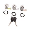 252522 Car Door Lock Barrel Set with Keys for Peugeot Partner Citroen ...