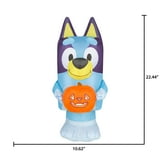 Halloween Airdorable Mini Yard Inflatables Bluey with Pumpkin 10.62 in ...