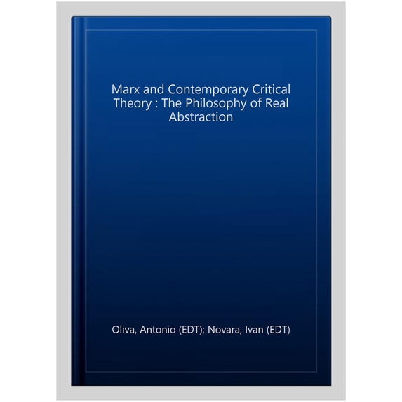 Pre-Owned Marx, Engels, and Marxisms Marx and Contemporary Critical ...