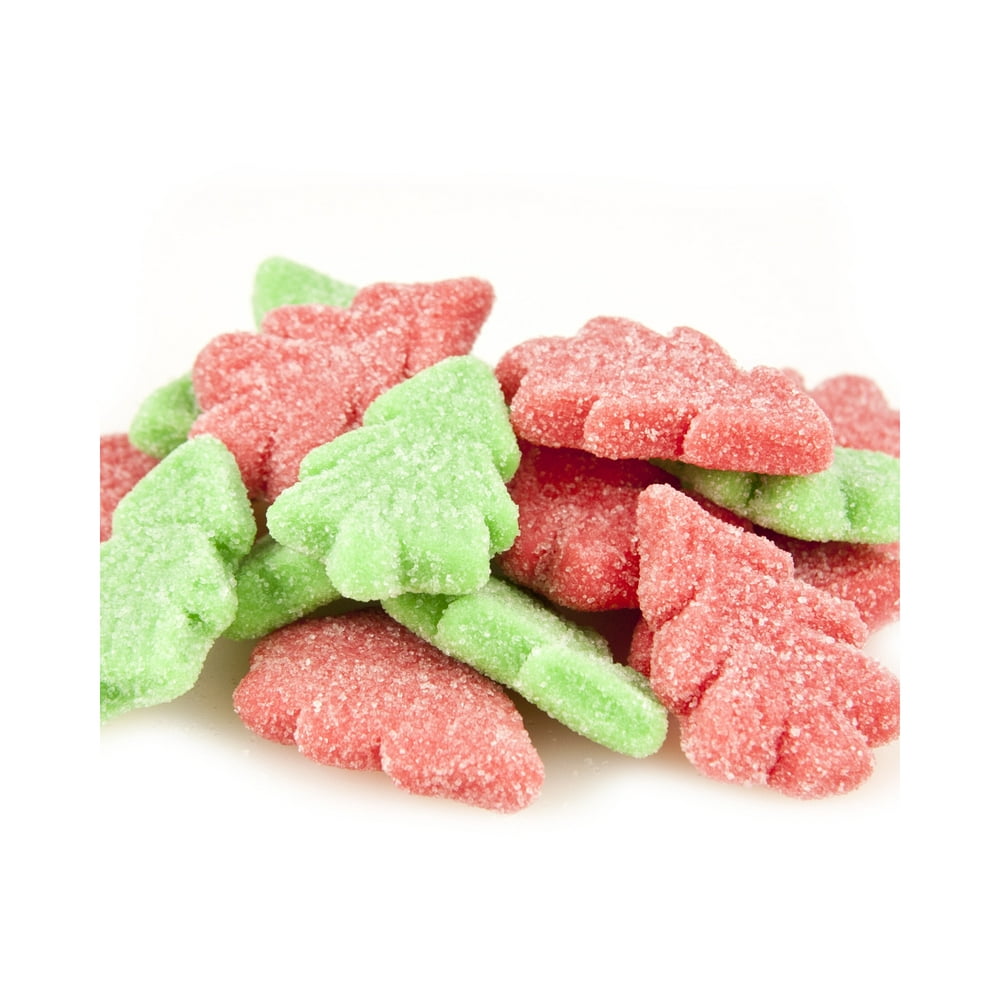 Gummi Christmas Trees Gummy sugar sanded Christmas Candy 4.4 pounds ...