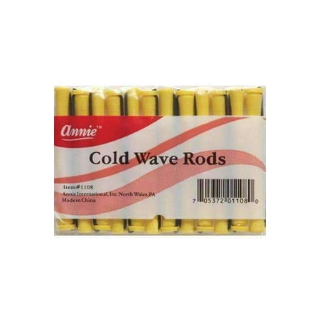 Annie Cold Wave Rods 3-6" Long #1108 Yellow - 12 Pieces - Yellow ...