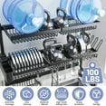 asdfgh Over The Sink Dish Drying Rack (Expandable Height and Length ...