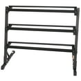 BalanceFrom 3-Tier Easy-Grab Dumbbell Rack Multi-Level Weight Storage ...