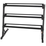 BalanceFrom 3-Tier Easy-Grab Dumbbell Rack Multi-Level Weight Storage ...